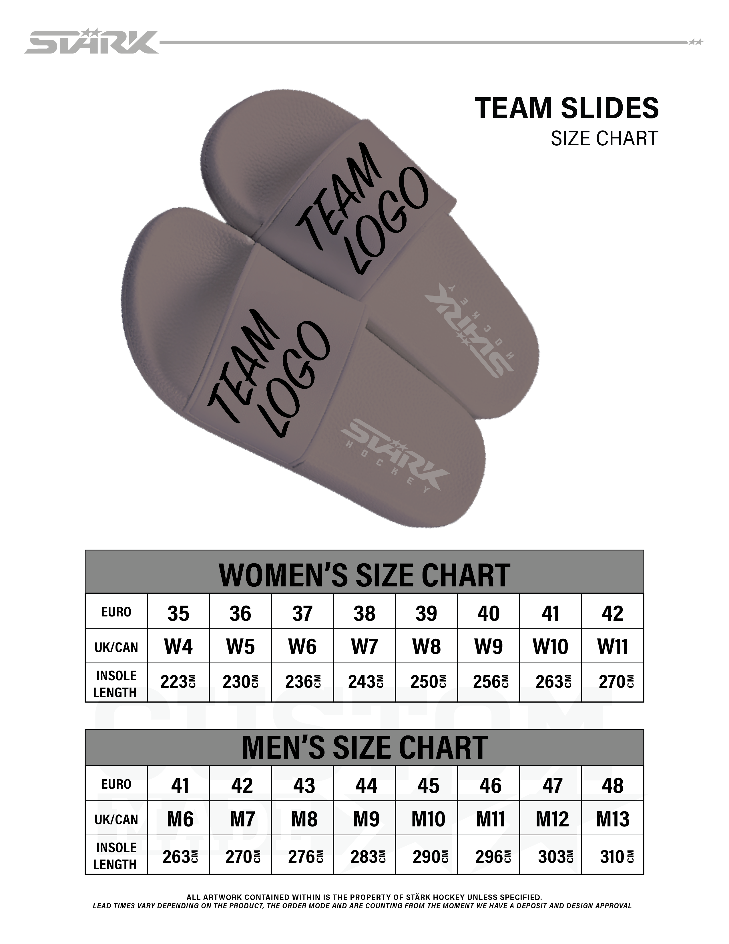 STÄRK HOCKEY CLASSIC LIGHT SLIDES – Stark Hockey